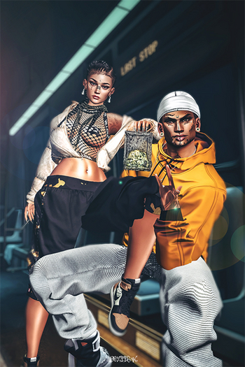 Second Life Marketplace - Poseball [TILT] Weed pose duo